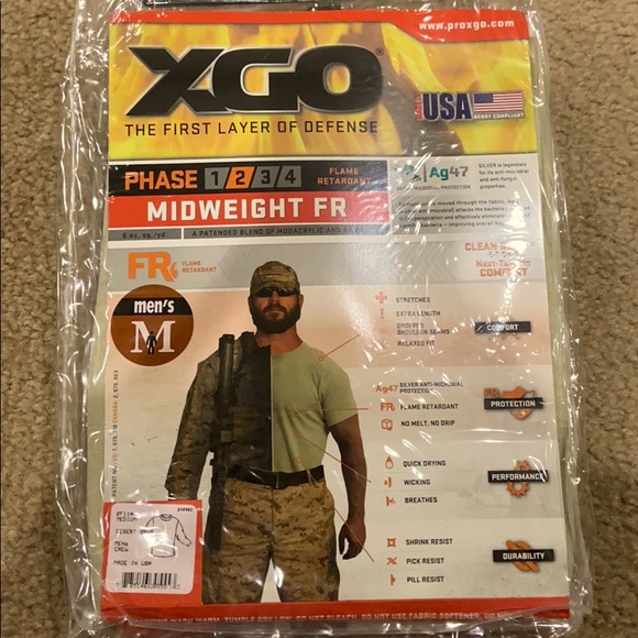 XGO | Shirts | Nip Xgo Phase 2 Midweight Fr Long Sleeve Tee | Poshmark